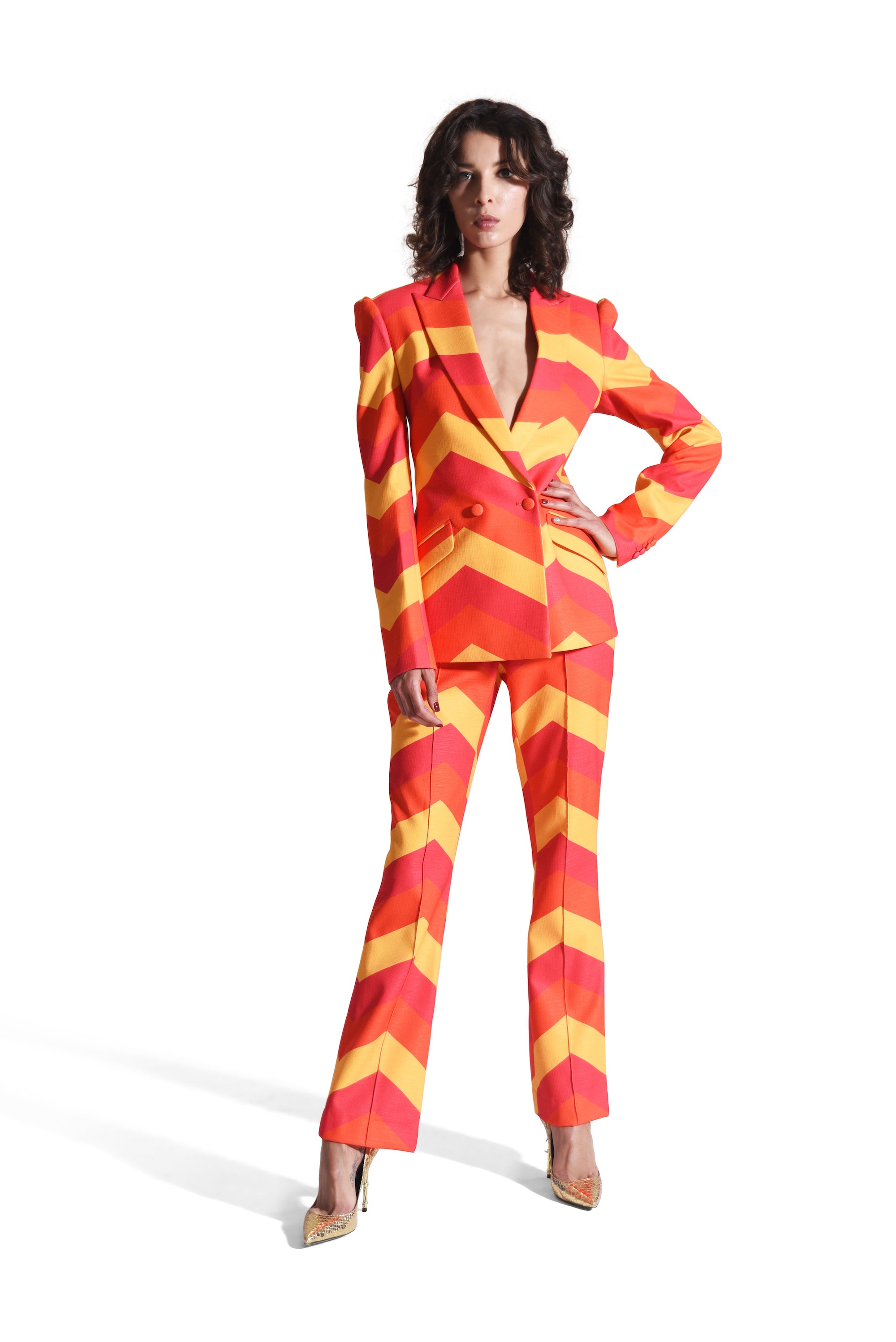 Chevron Suit